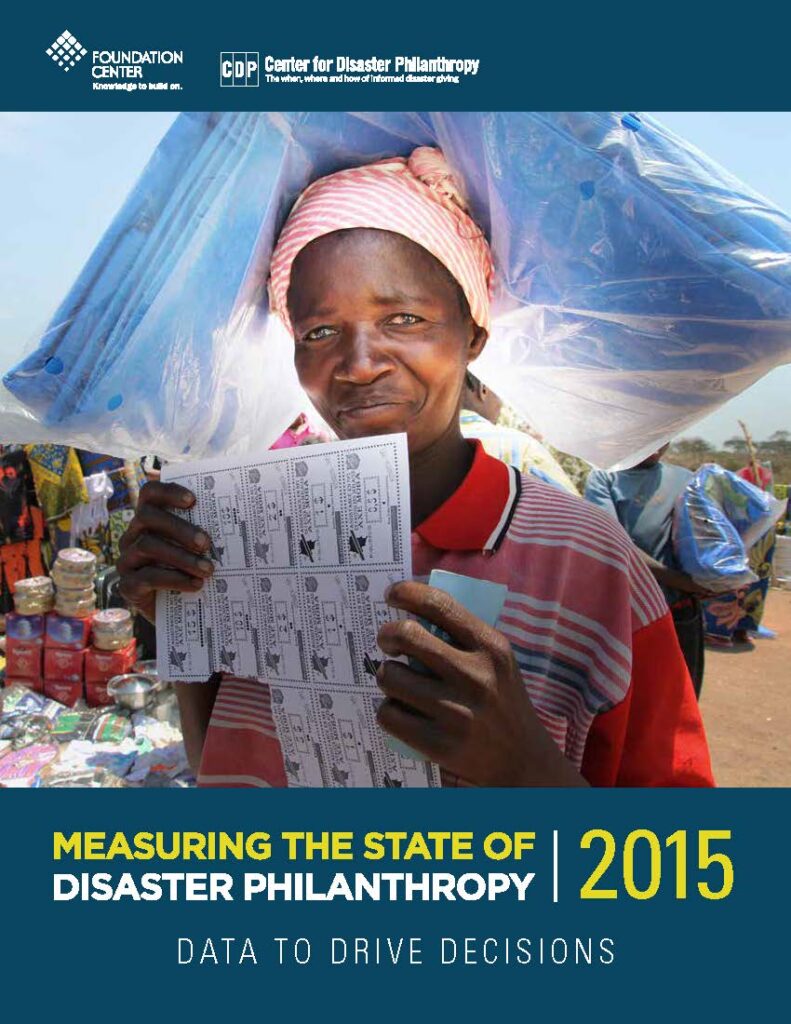 2015 State of Disaster Philanthropy Report Is Here - Center for ...